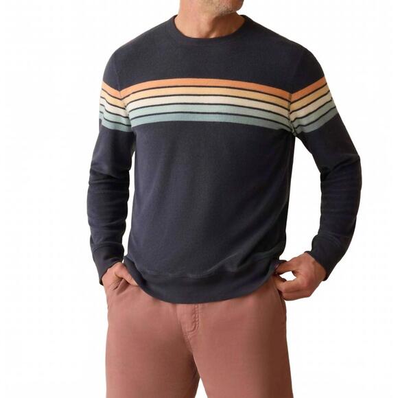 Faherty | Shirts | New Faherty Cabana Towel Terry Crewneck Sweatshirt ...